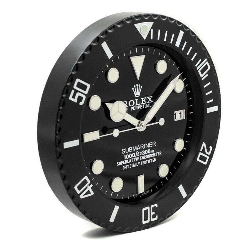 Rolex Wall Clock – SUBMARINER BLACK | Affordable Elegance - Replica ...