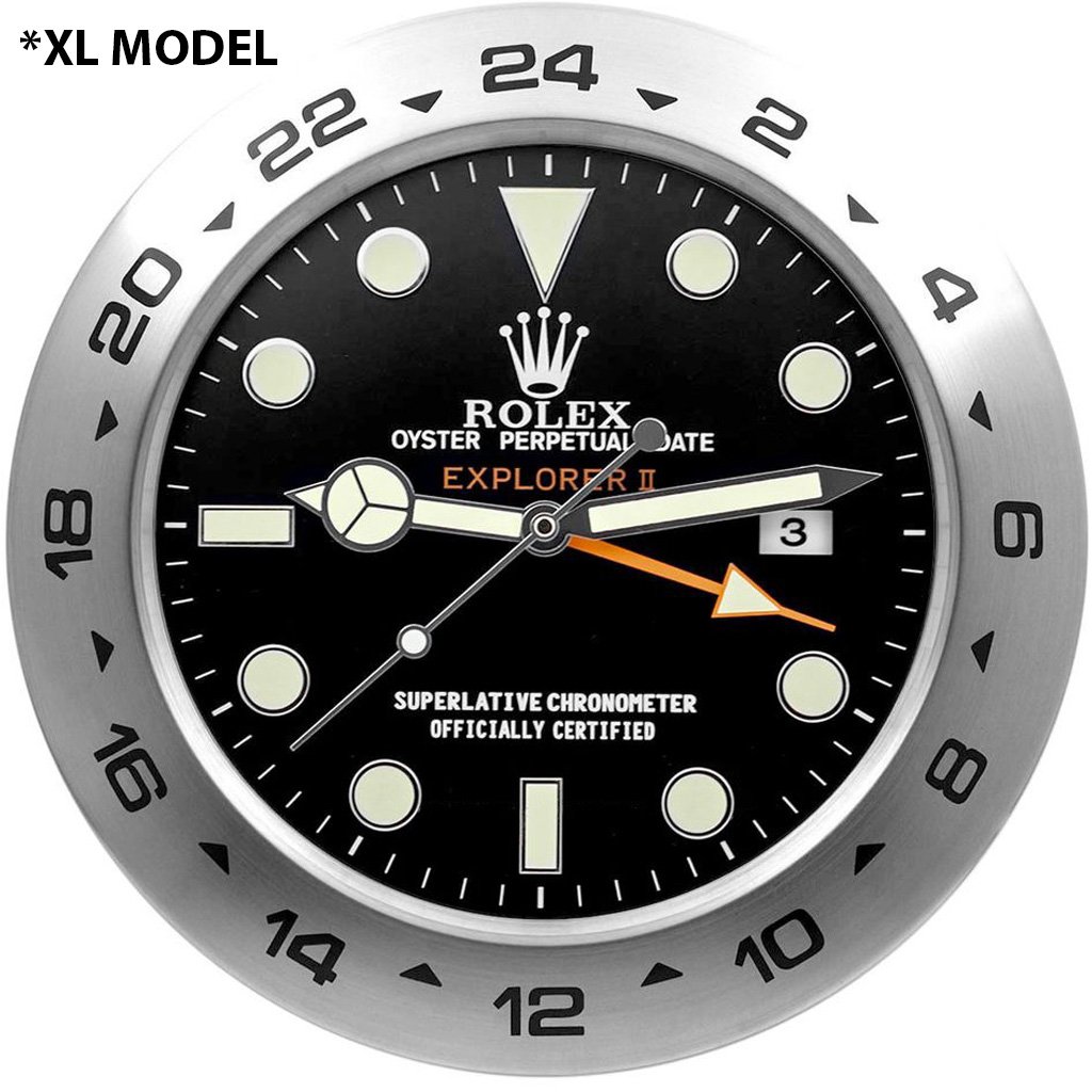 Rolex Wall Clock – “XL” EXPLORER 2 | Affordable Elegance