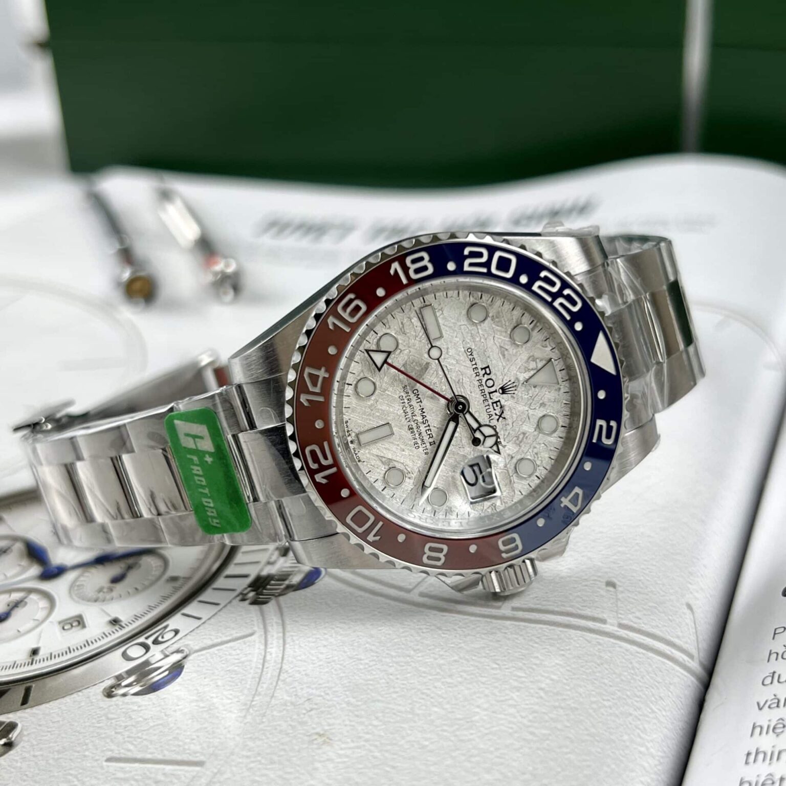 Superclone Rolex GMT-Master II Meteorite Dial 126719BLRO "Superman ...