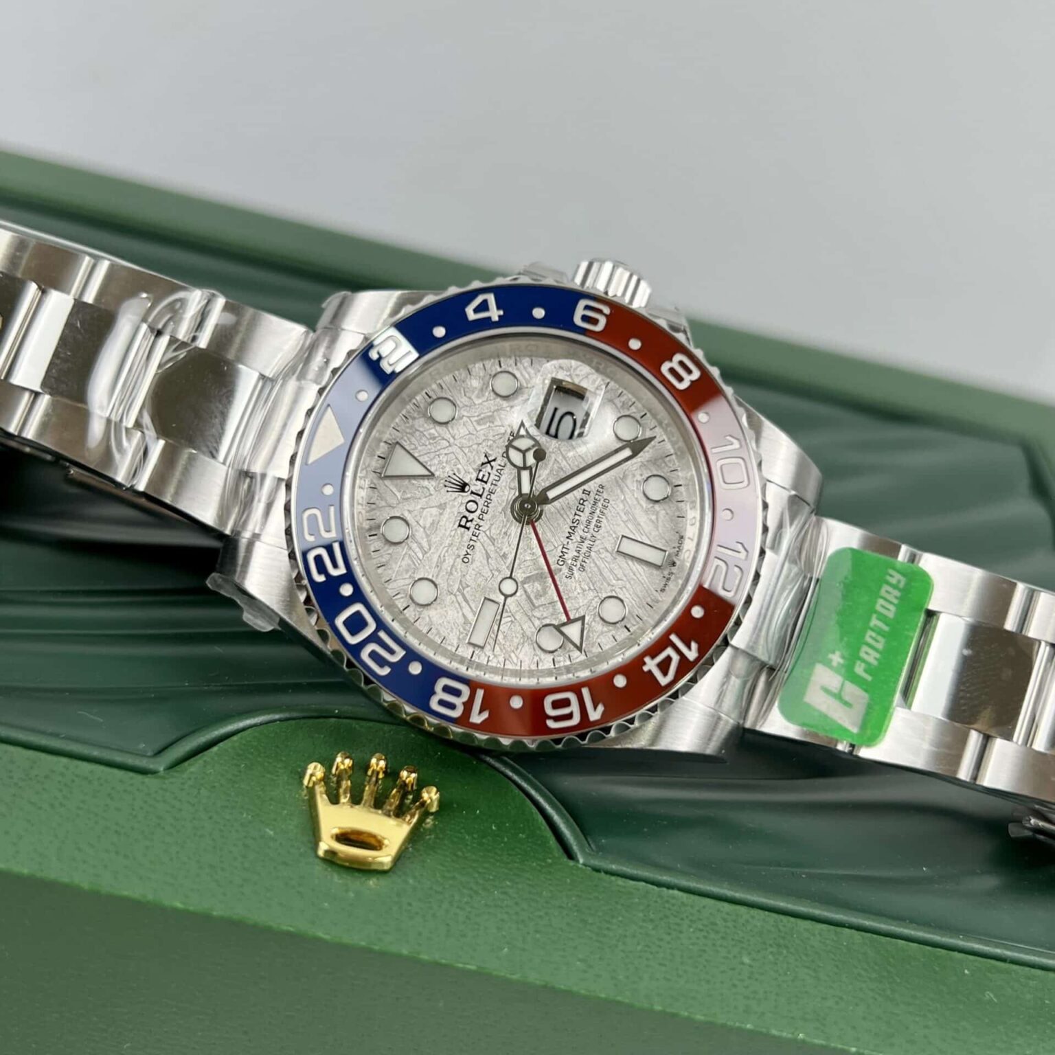 Superclone Rolex GMT-Master II Meteorite Dial 126719BLRO "Superman ...